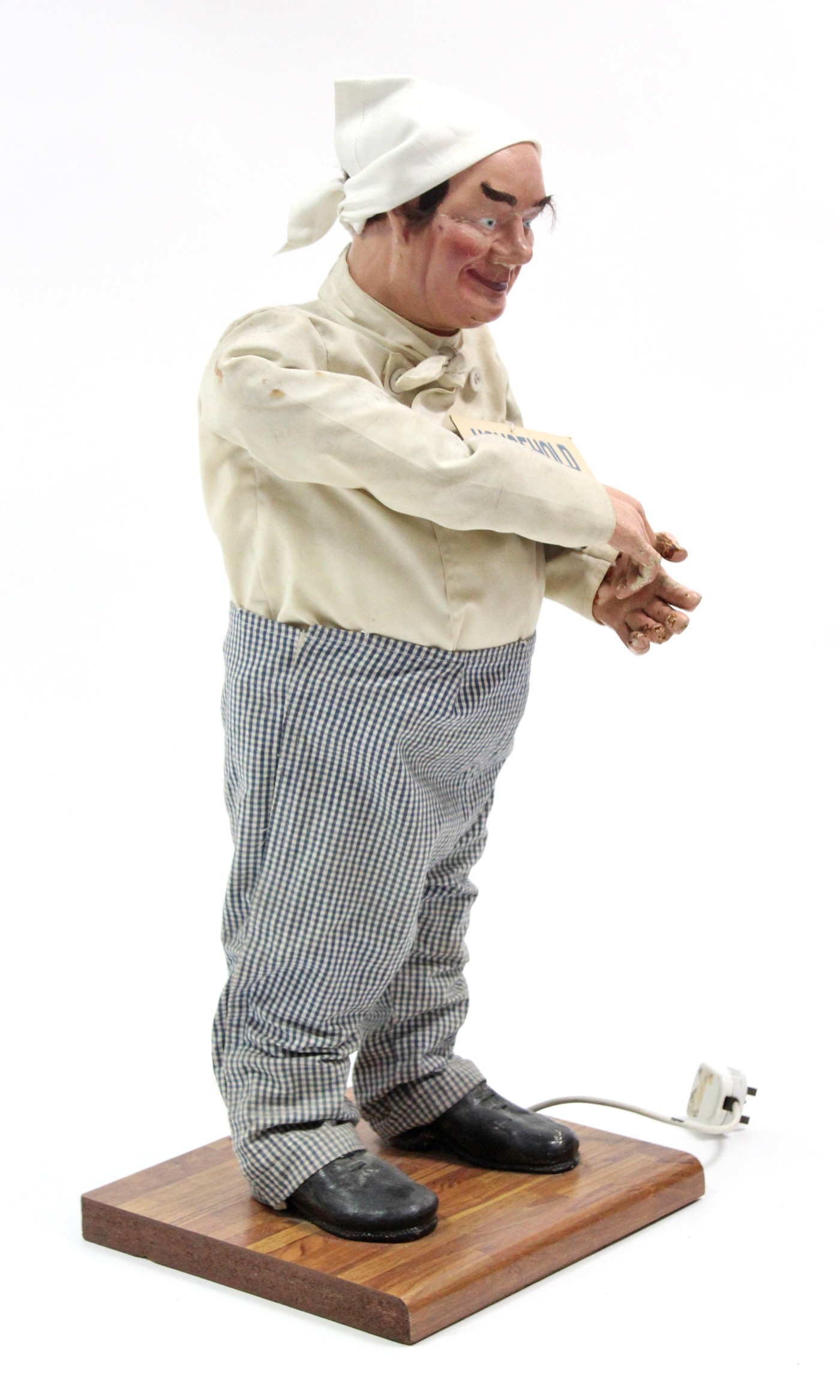 A J. H. ANIMATIONS AUTOMATON BAKER FIGURE, w.o. 32” high.