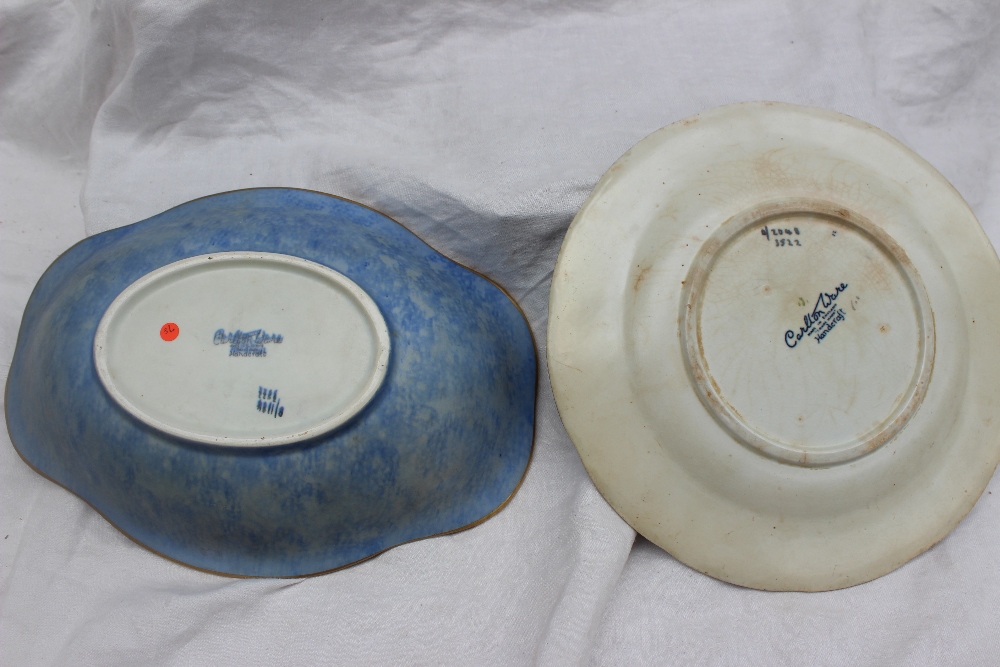 A Carlton Ware 'Apple Blossom' Revo bowl, pattern 3522. in a pale blue ...