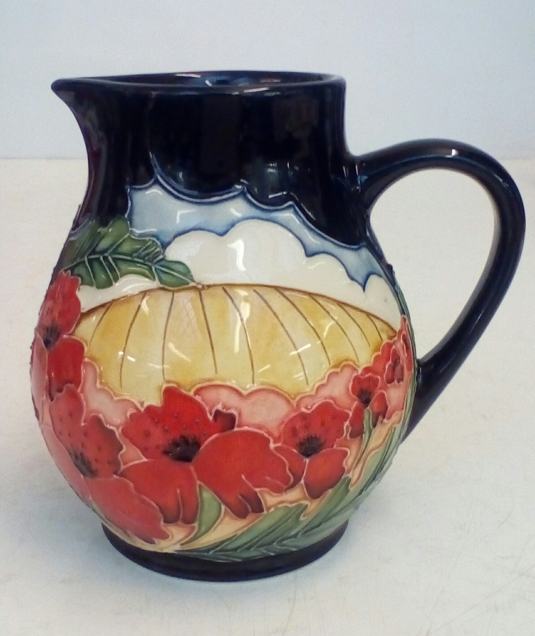 Moorcroft vase jug in the Forever England pattern, height 12cm