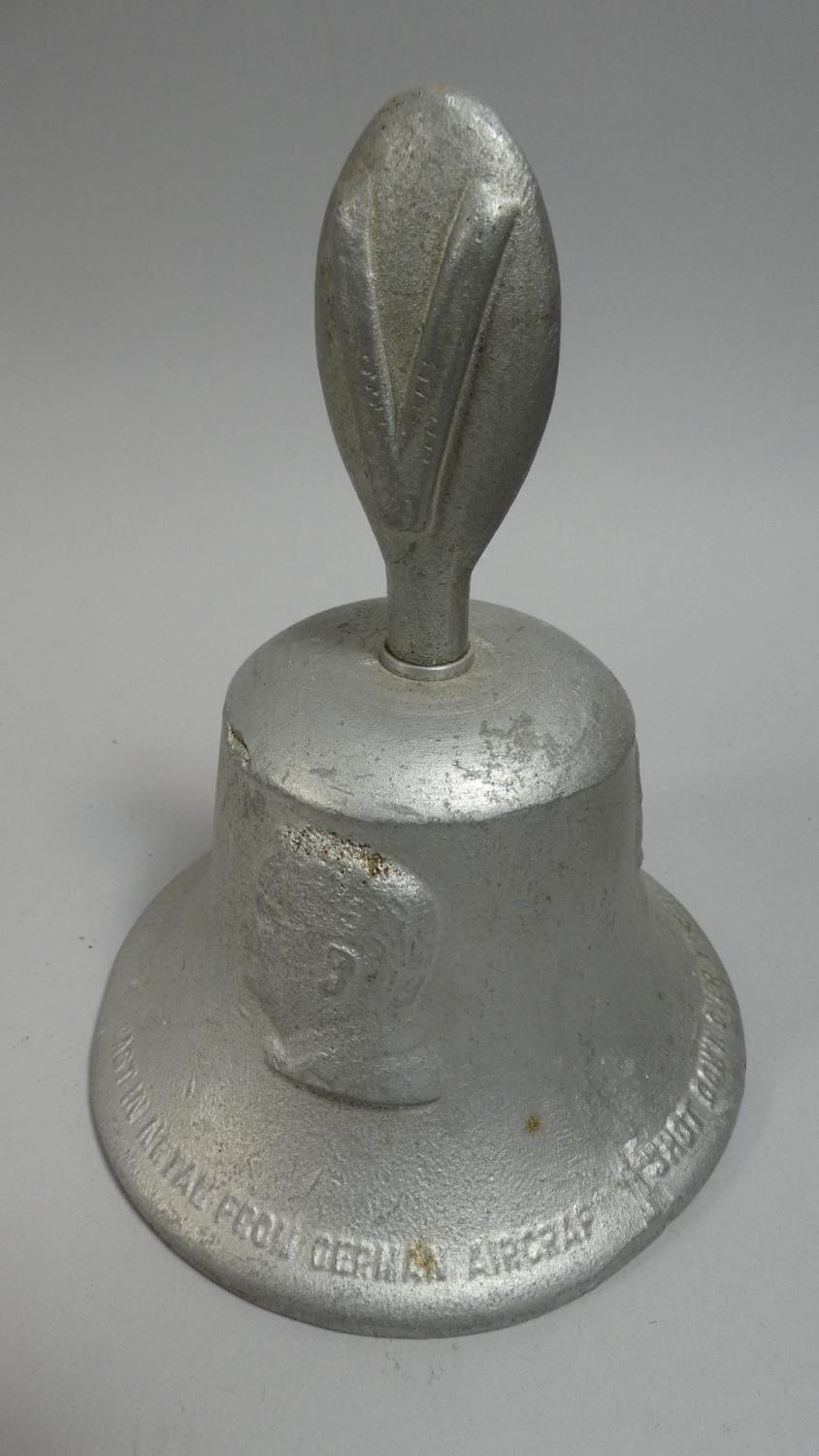 An Aluminium WWII Bell for the RAF Benevolent Fund, Cast in Metal ...