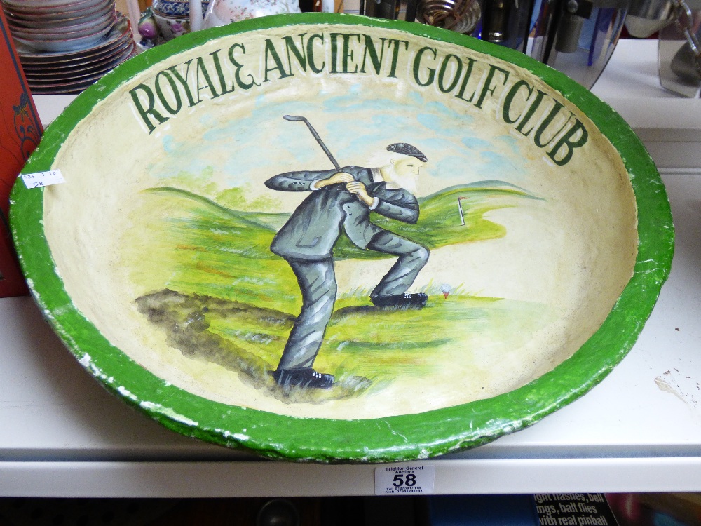 ROYAL & ANCIENT GOLF CLUB PLATTER