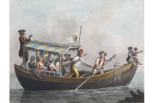 Saverio della Gatta (1758 - 1828) Venditore di merce e trippa cotta ...