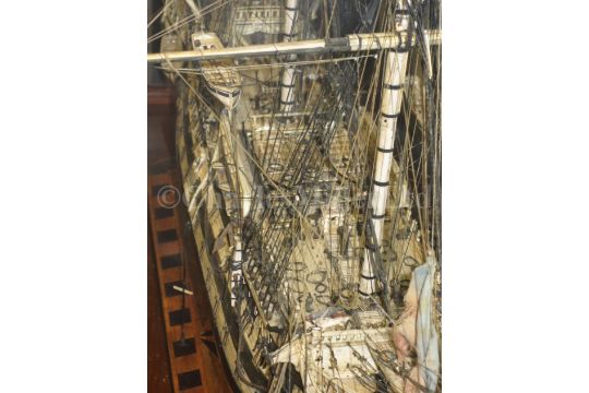 AN IMPRESSIVELY LARGE NAPOLEONIC PRISONER-OF-WAR-STYLE BONE AND WOOD ...