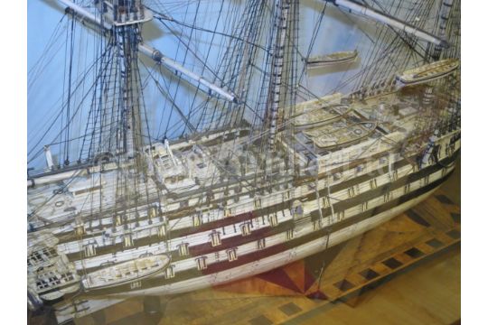 AN IMPRESSIVELY LARGE NAPOLEONIC PRISONER-OF-WAR-STYLE BONE AND WOOD ...