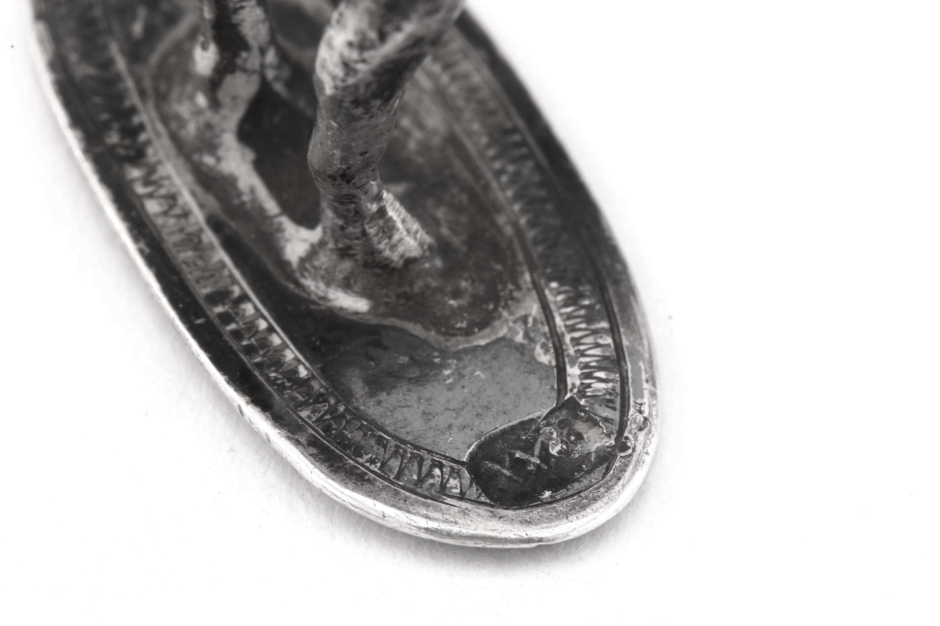 A late 19th / early 20th century Dutch miniature silver figure, with ...