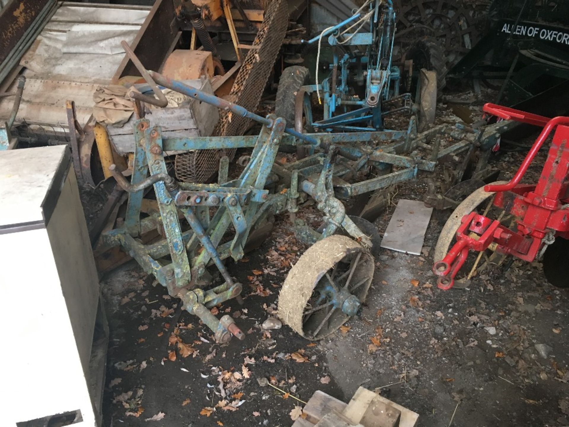 Ransome No 15RSLM 3 Furrow Plough, Skimmers, Discs