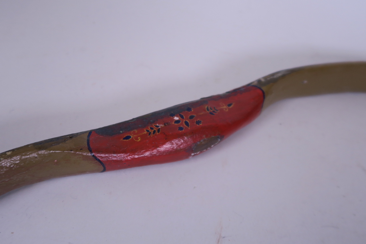 A decorative Middle Eastern archer's bow, after the antique, 3½" long