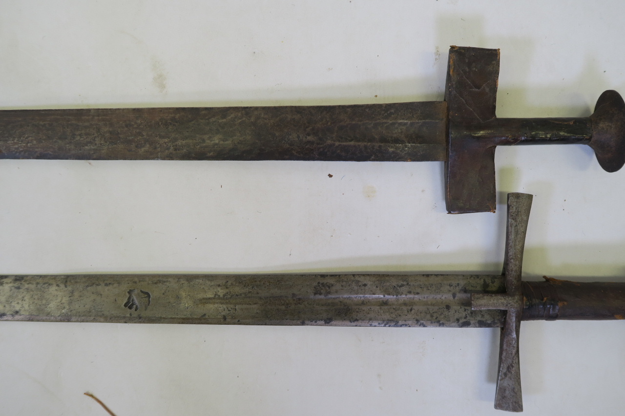 A C19th African takoba (sword) from the Western Sahel region, with a ...