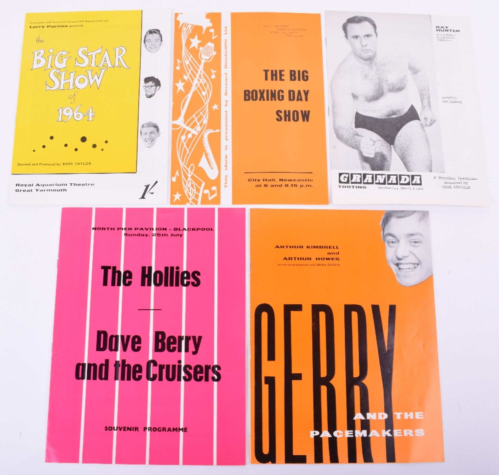 A Selection of Music Programmes from 1964, including, The Big star show ...