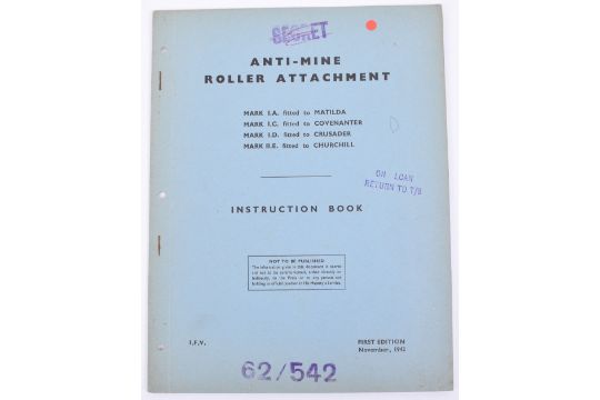 Anti-Mine Roller Attachment Mark IA Fitted to Matilda Mk IC Fitted to ...