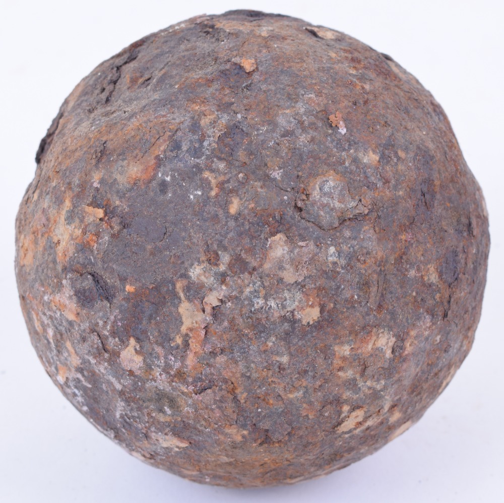 Battle of Waterloo Battlefield Excavated Cannon Ball, once part of the ...