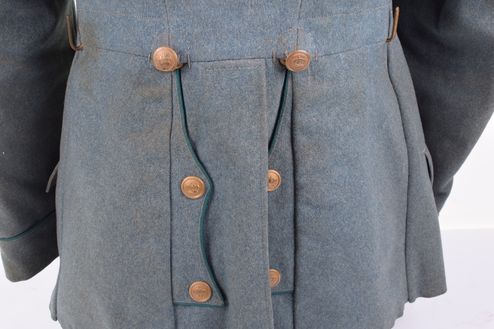 Prussian Jager Enlisted Mans Shako & Field Tunic, a fabulous grouping ...
