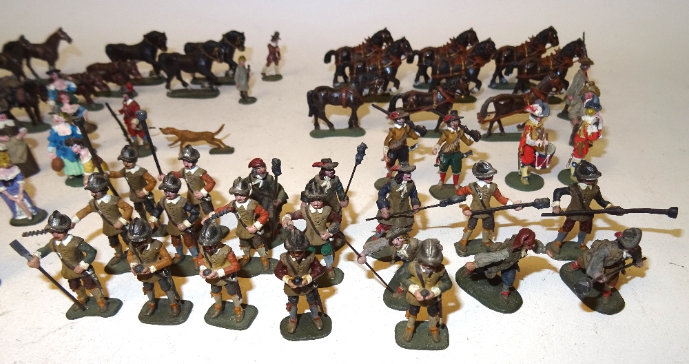 Willie 30mm Figures English Civil War Artilerymen Team Horses, Camp ...