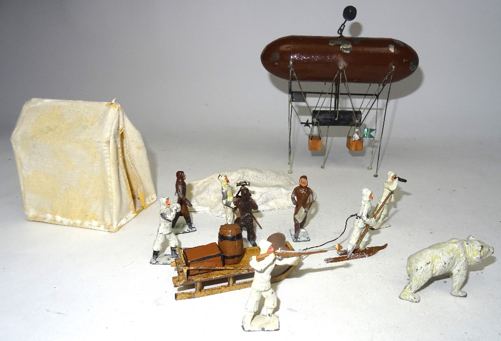 Heyde small scale S. A. Andree's Arctic Balloon Expedition, 1897 ...