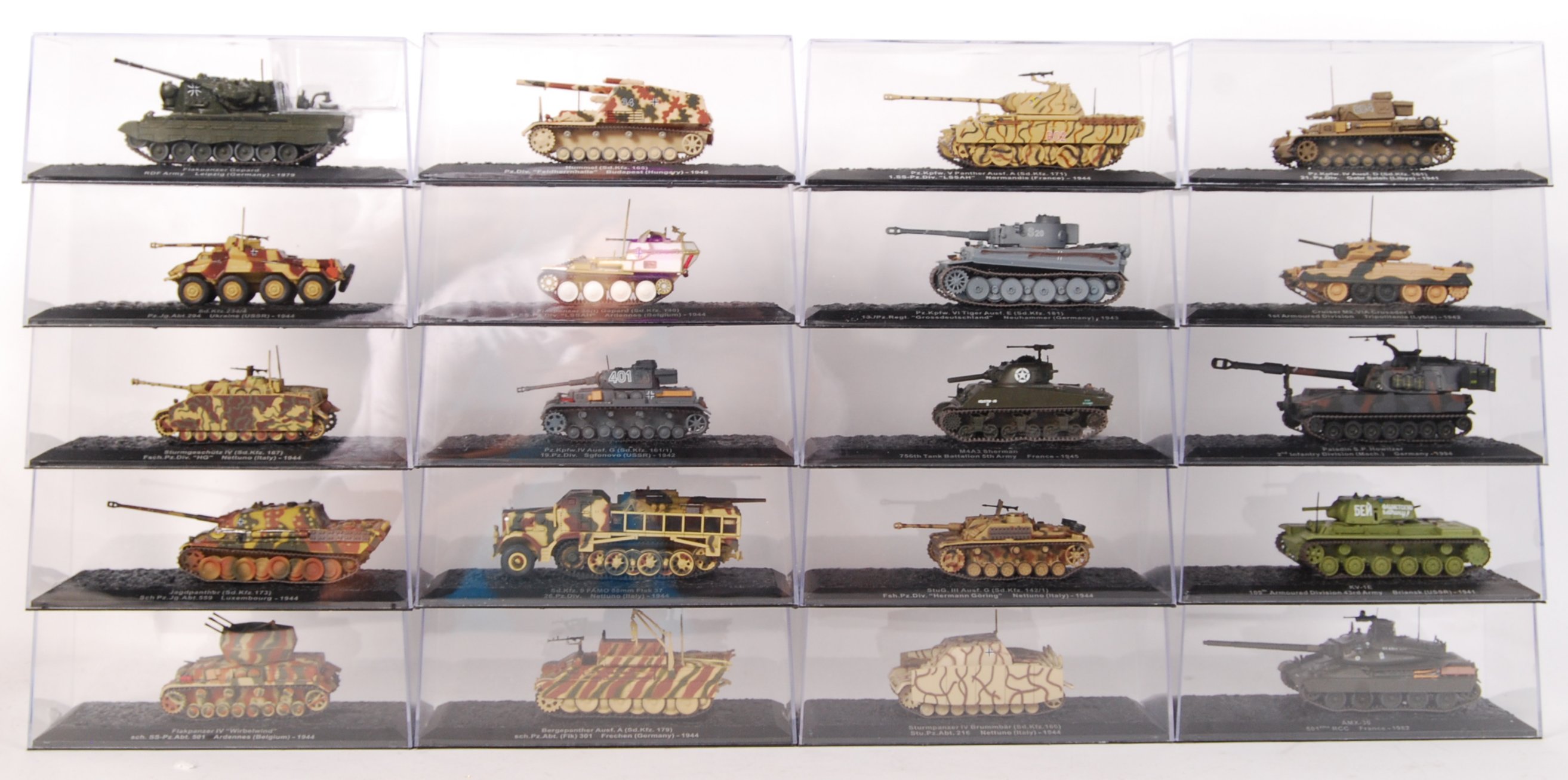 A good collection of 20x assorted Del Prado made 1:72 scale diecast ...