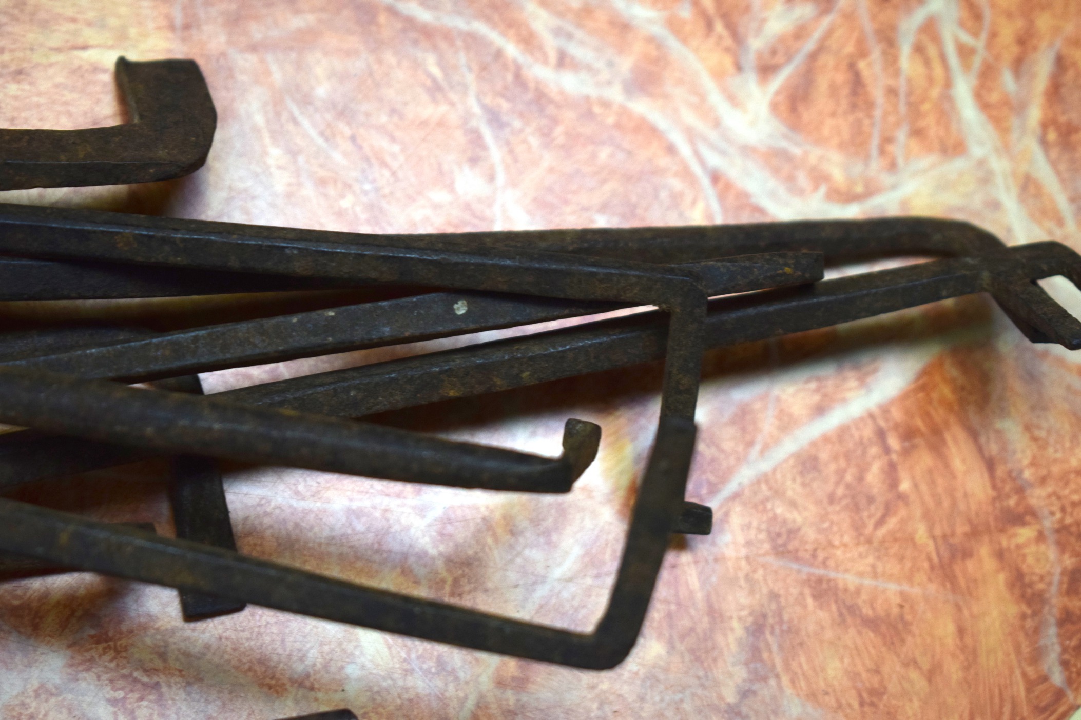 A RARE SET OF ANTIQUE LOCK PICKING KEYS.
