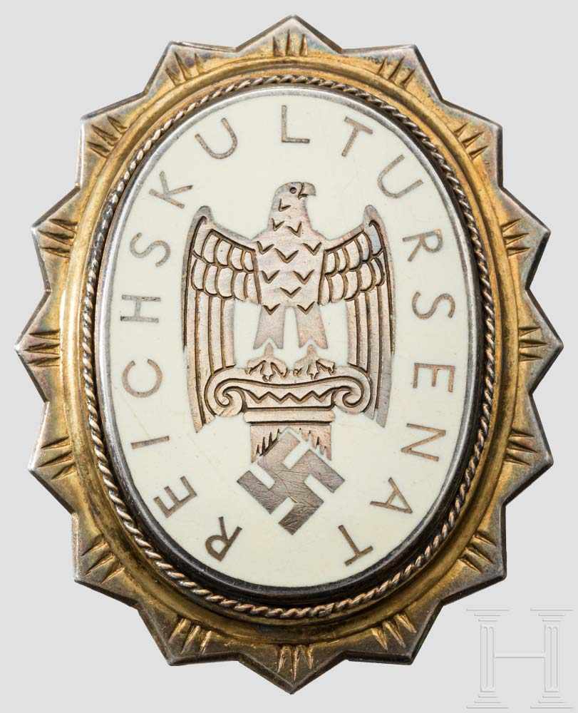 SS-Gruppenführer Hanns Johst - Ehrenplakette für Mitglieder des ...