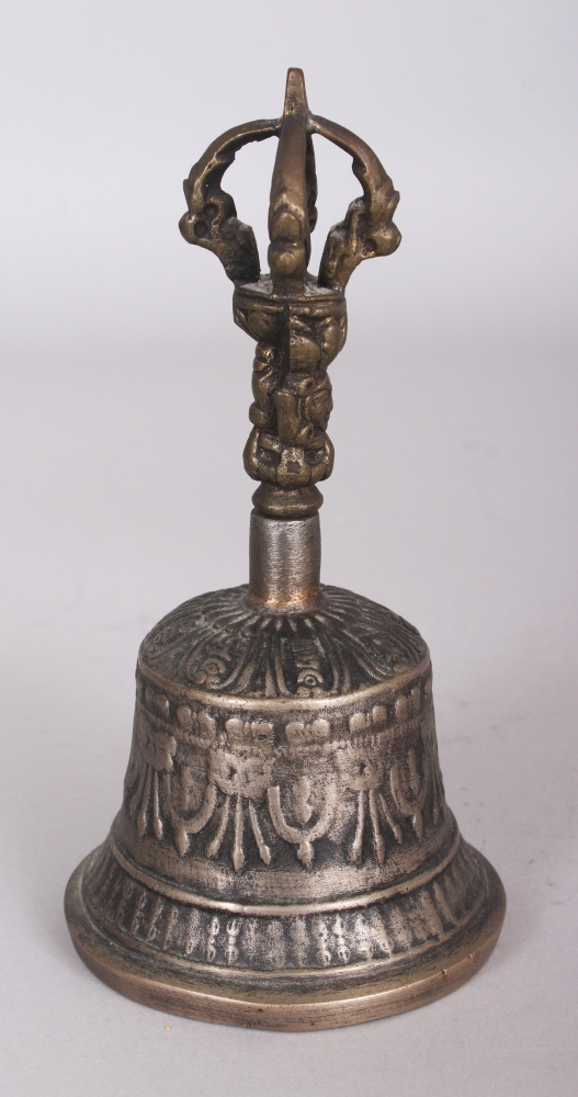 A Ritual Handbell (Ghanta), Tibet, 19th century, brass and bell-metal ...