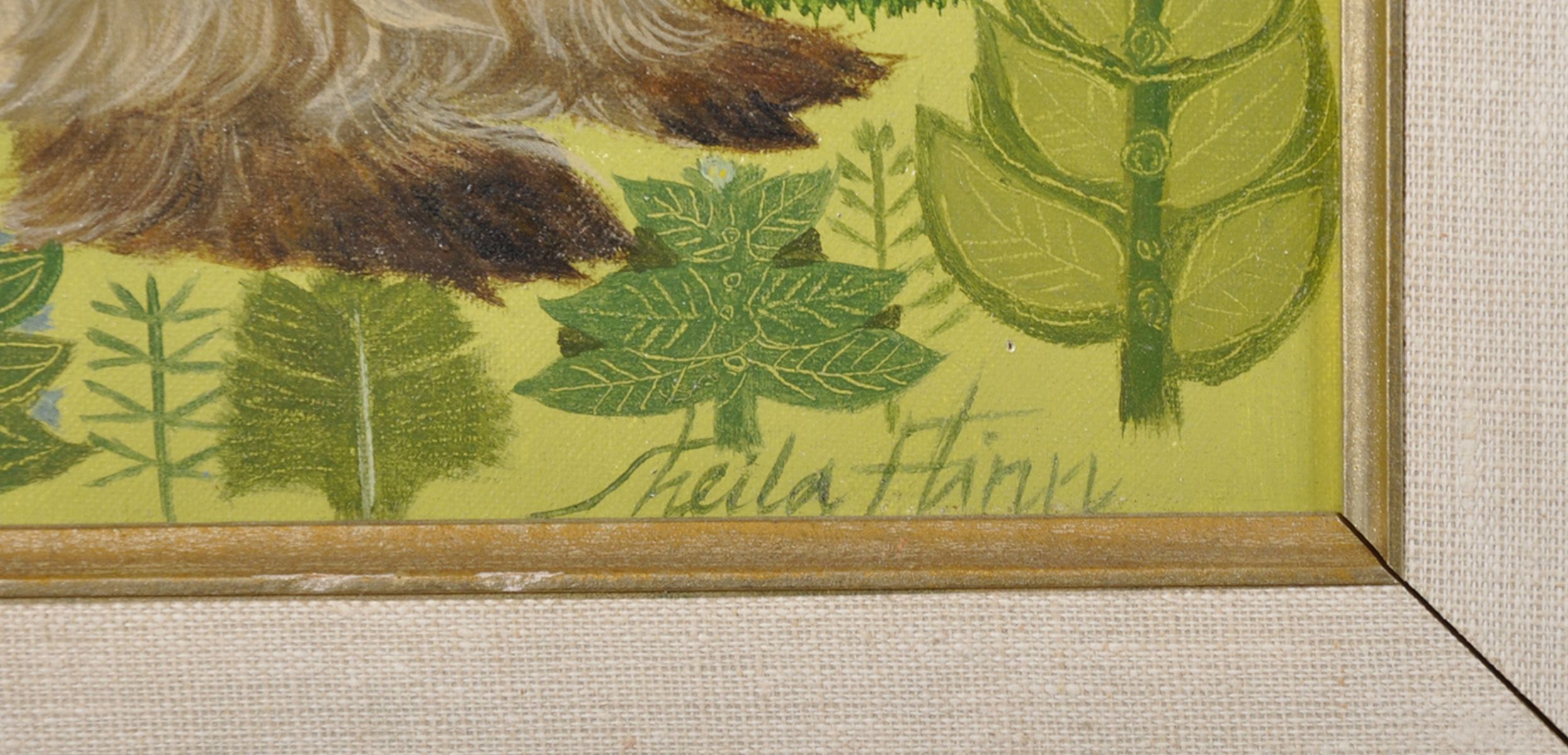 Sheila Flinn (20th Century) British. Study of a Pekingese, Oil on ...