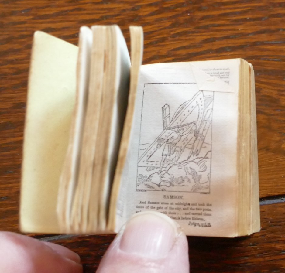 Miniature Book, The Holy Bible, David Bryce, Glasgow 1896, 42mm x 29mm ...