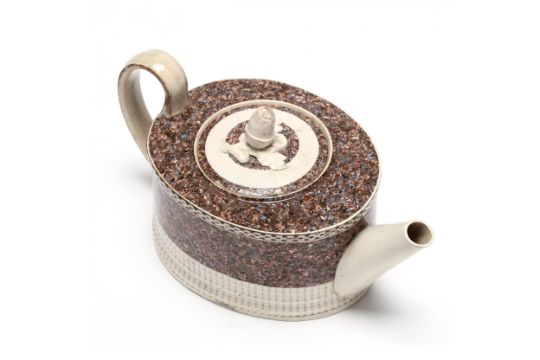 Staffordshire, 1780-1795, the pearlware vessel is veneered with Turners ...