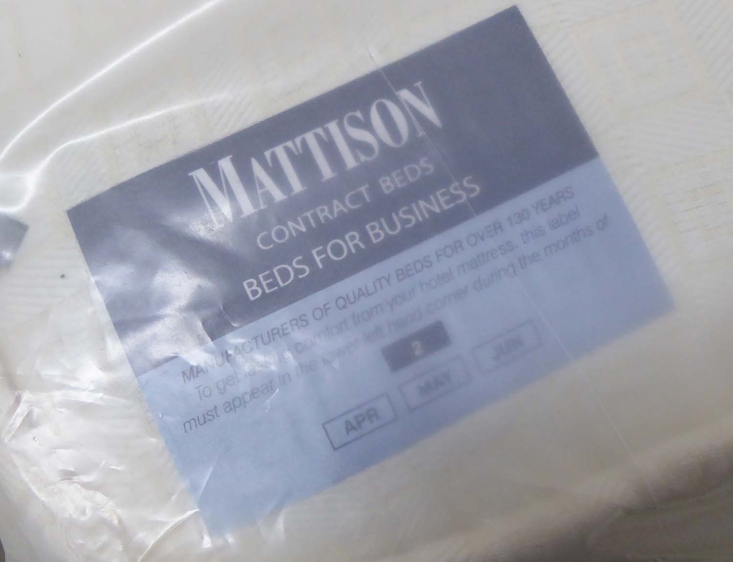 MATTISON DOUBLE BED, 6ft (twin 3ft) with headboard in slivered fabric ...