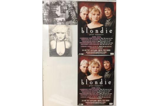 BLONDIE: FRAMED PHOTOS, PROMO DISPLAYS AND POSTERS. Collection of ...