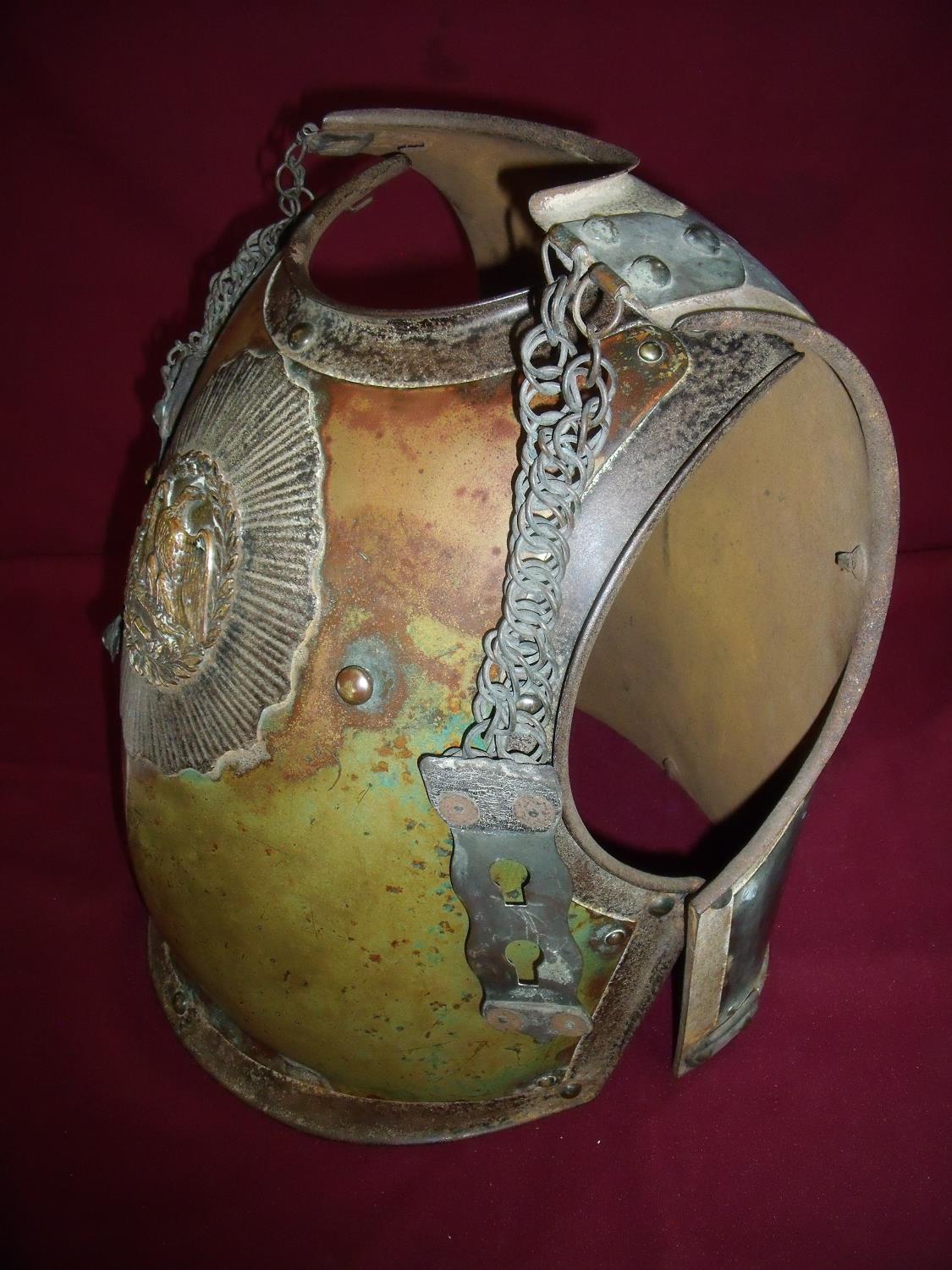 Scarce and rare French Napoleonic Cavalry breast & back plate with ...