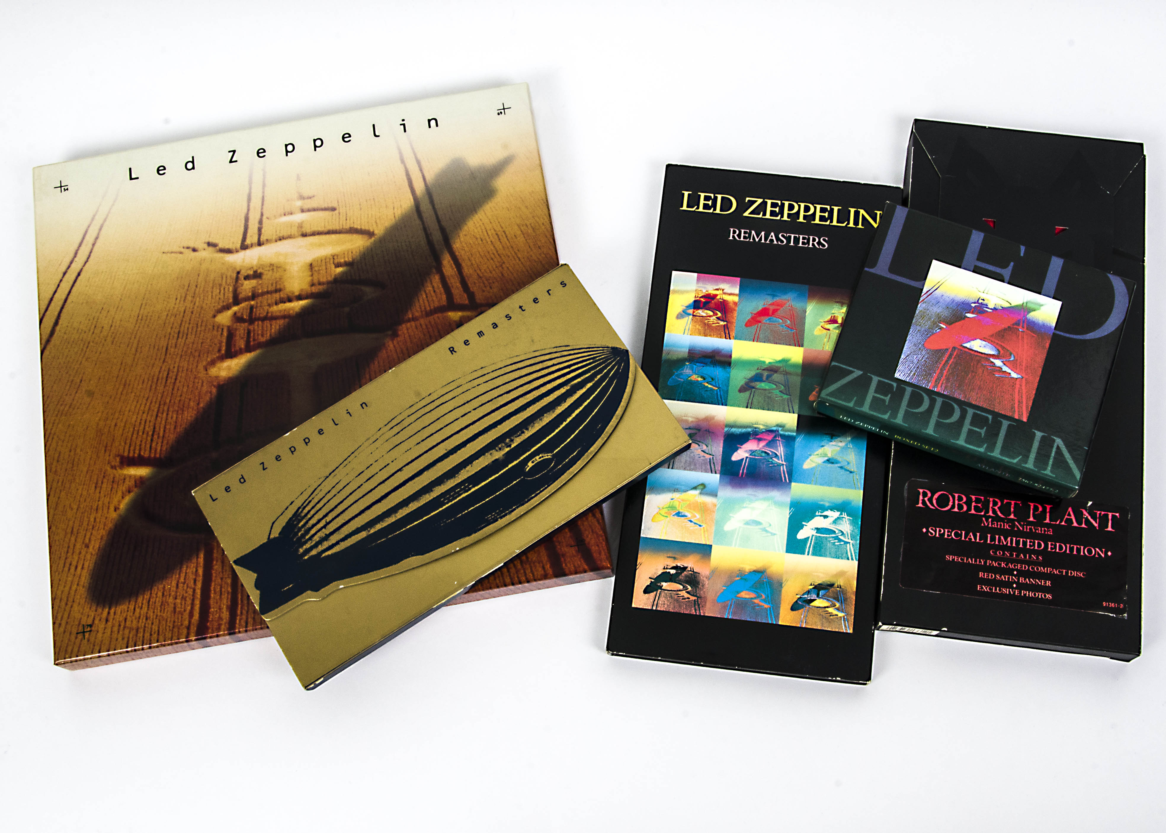 Led Zeppelin / Robert Plant Box Sets, five CD Box Sets comprising Led ...