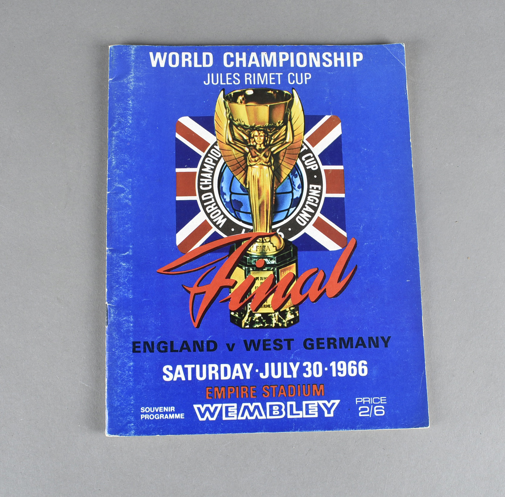 World Cup Programme 1966, programme in good condition with some wear