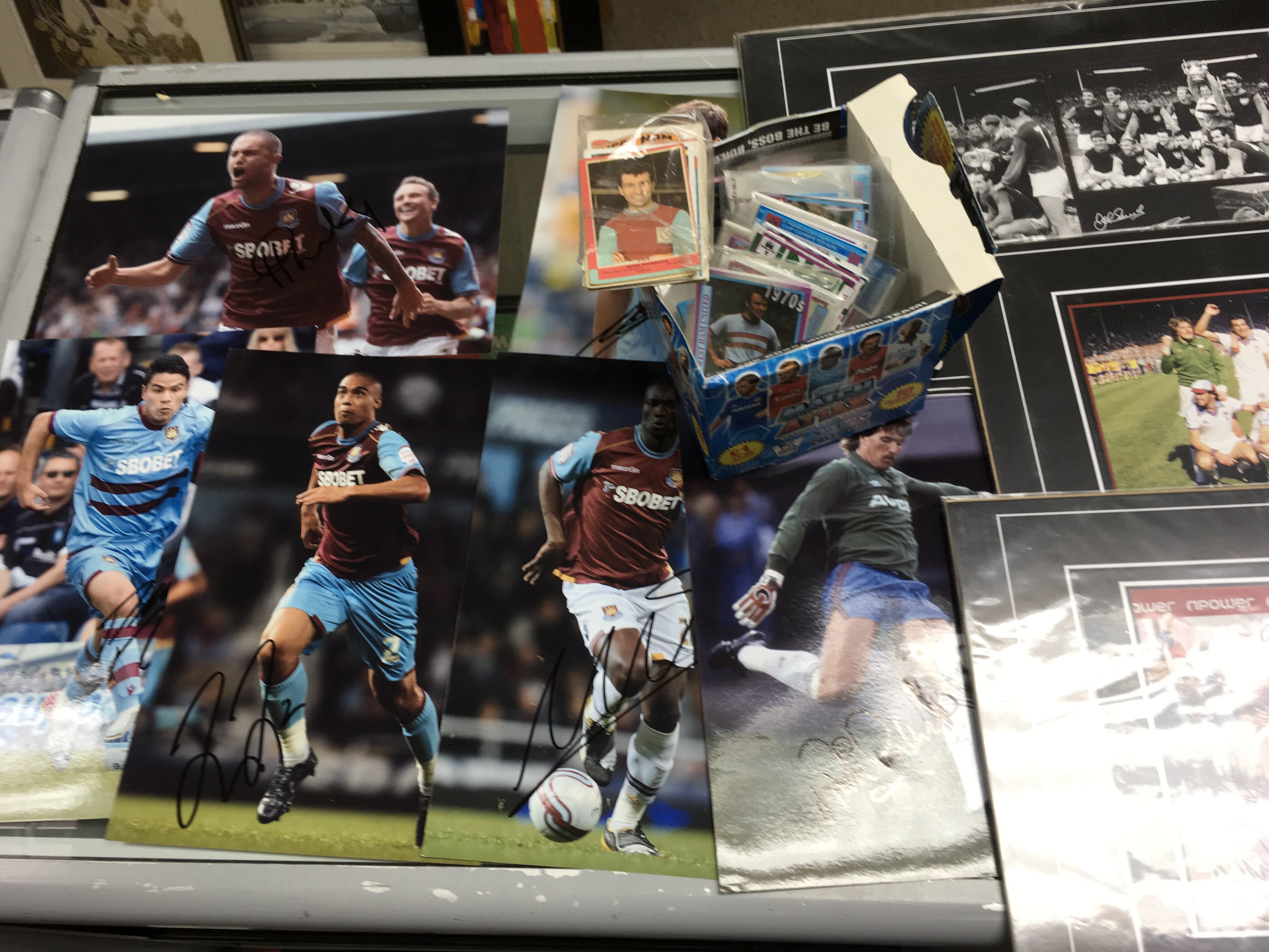 West Ham Football Memorabilia Box: Includes Subbuteo rattle, Cards ...