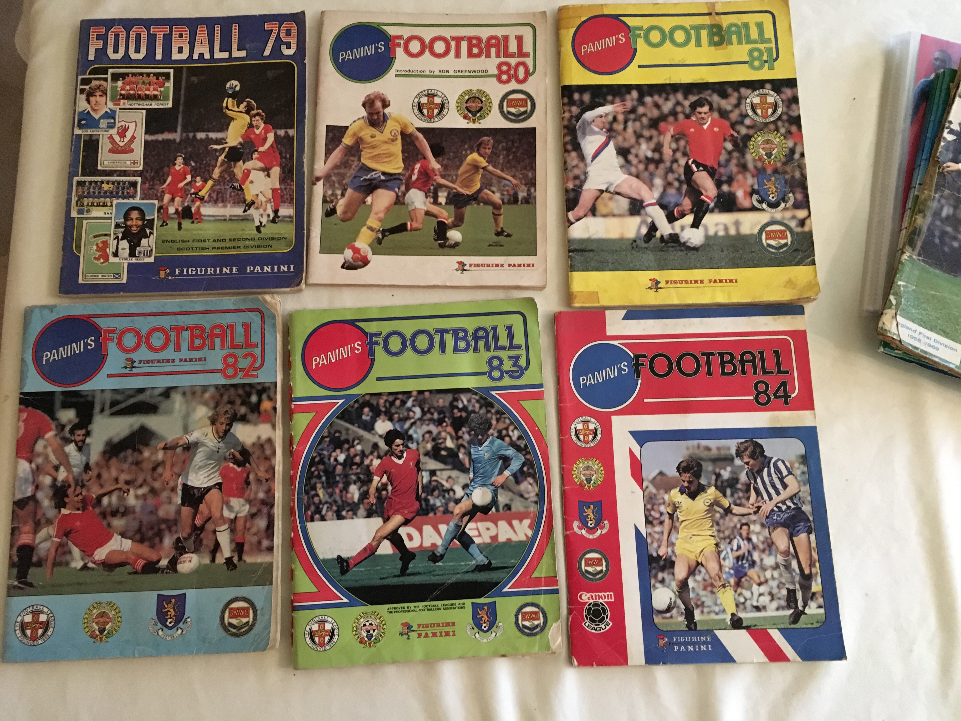 Panini Complete Album Collection 79 - 84: Run of 6 with only 1980 part ...
