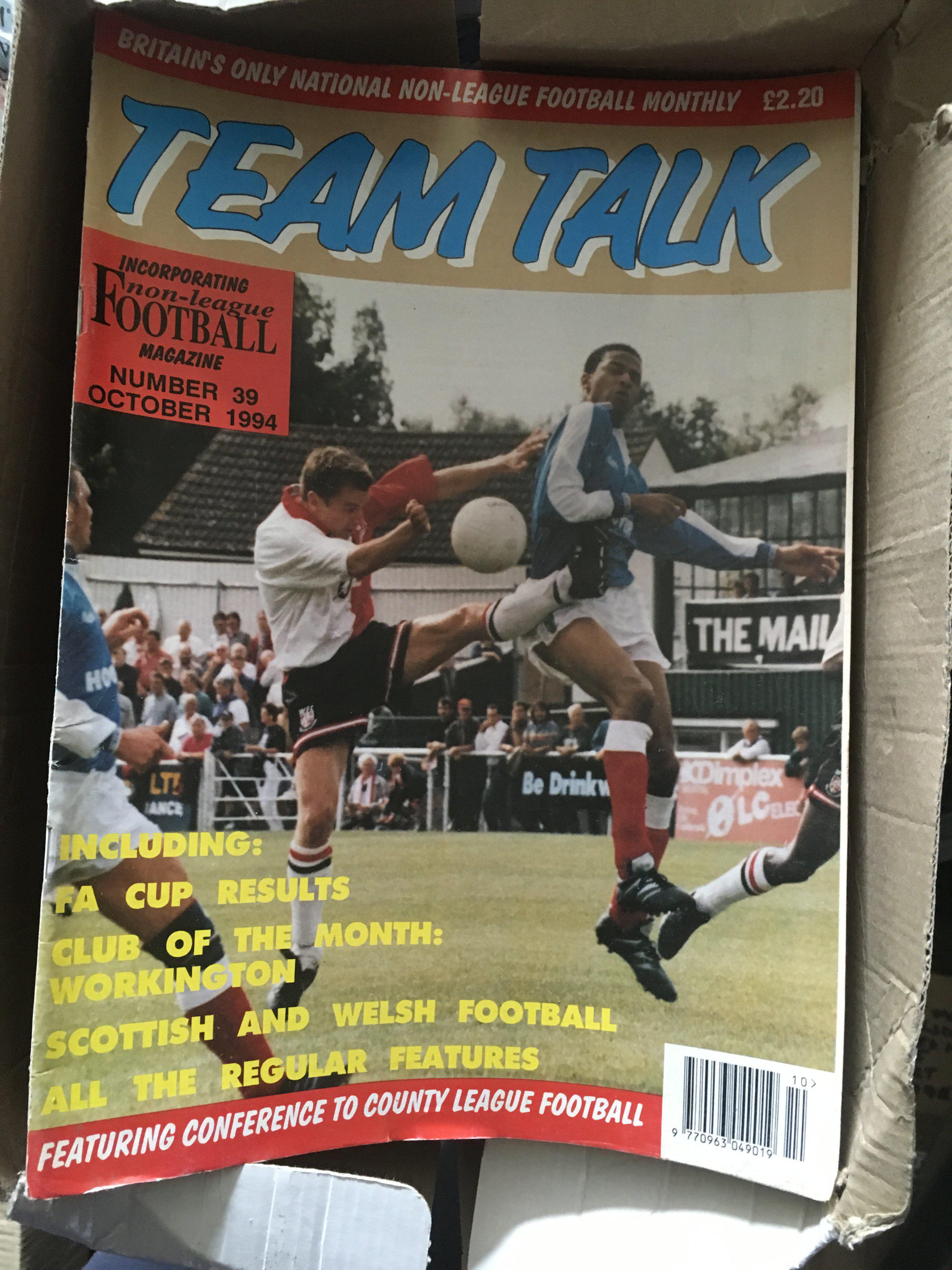 Football Magazine Collection: Around 100 Team Talk Magazines the Non ...