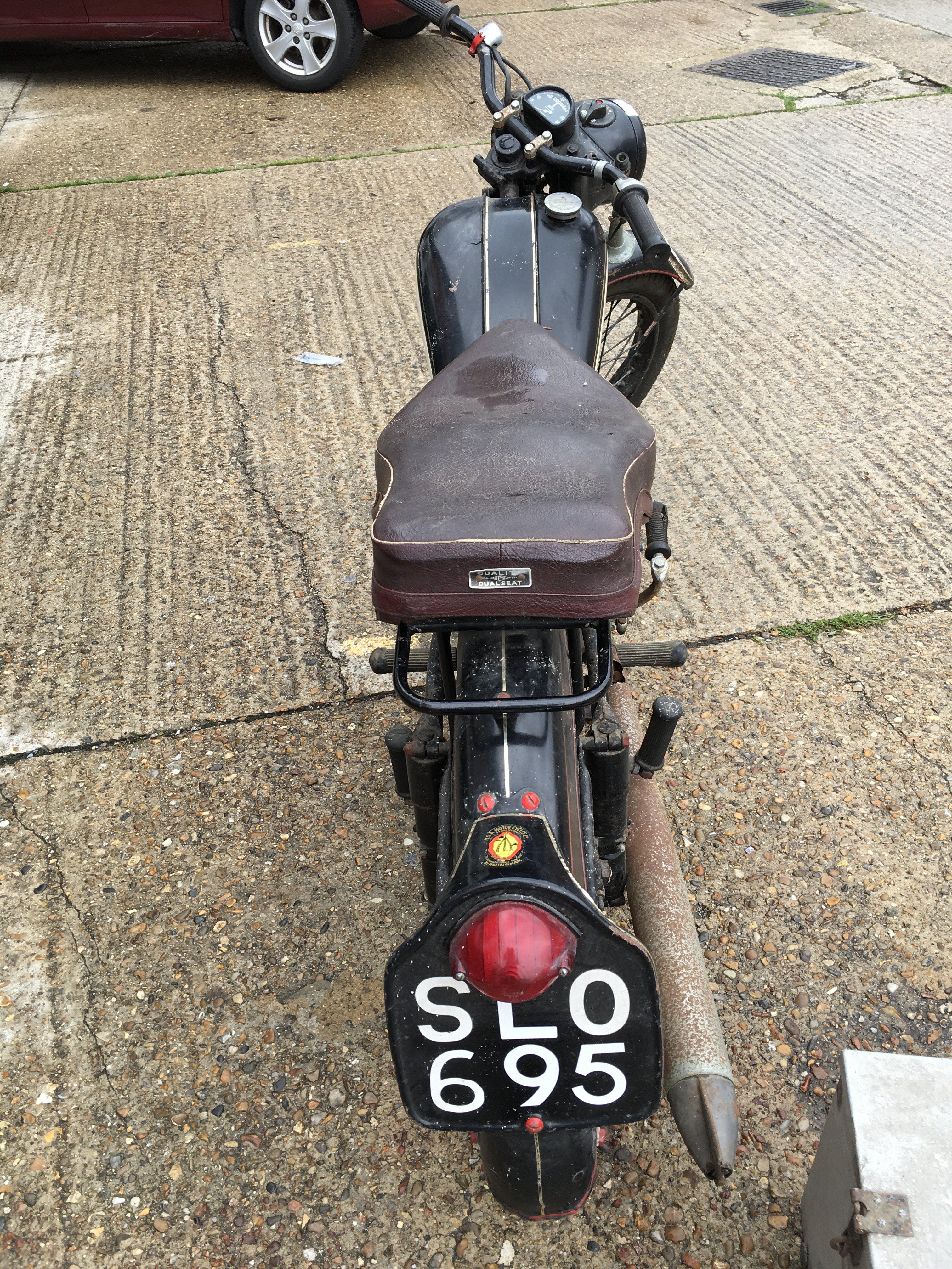 A rare 1956 GPO Telegram BSA Bantam D1 125cc Motorcycle (D1 engine ...