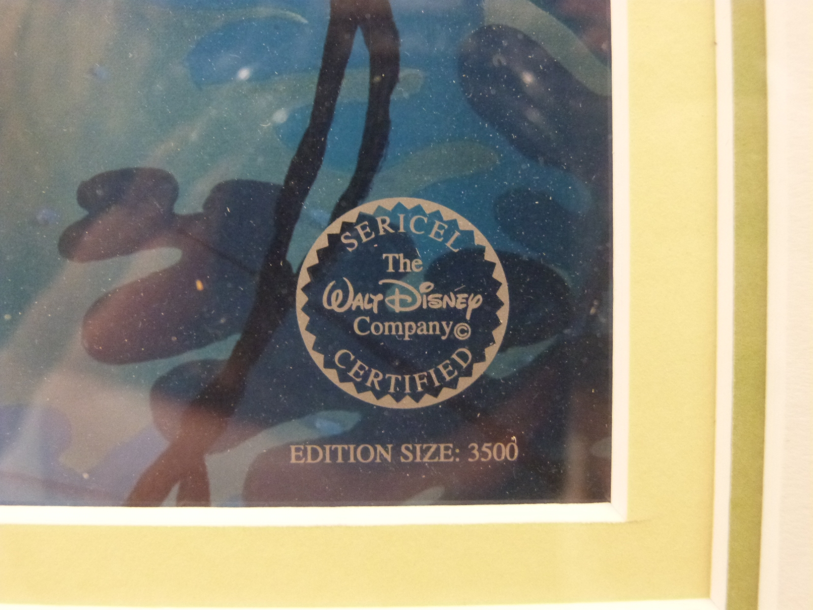 Walt Disney sericel 'Making Mischief' depicting Peter Pan and ...