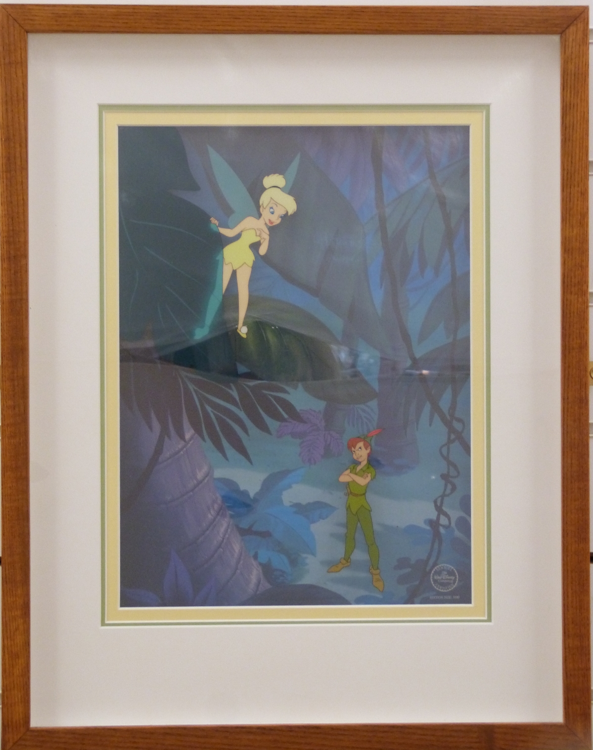 Walt Disney sericel 'Making Mischief' depicting Peter Pan and ...