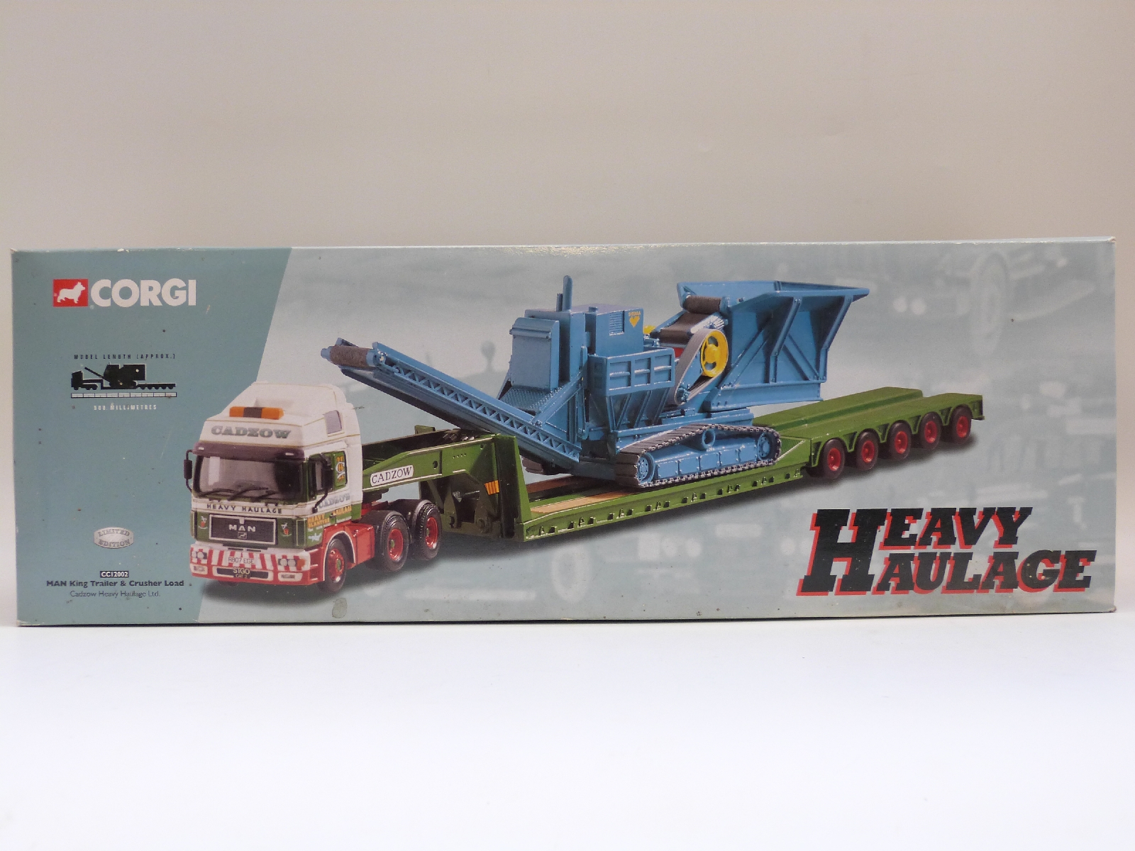 Corgi Heavy Haulage limited edition & diecast model MAN King Trailer ...