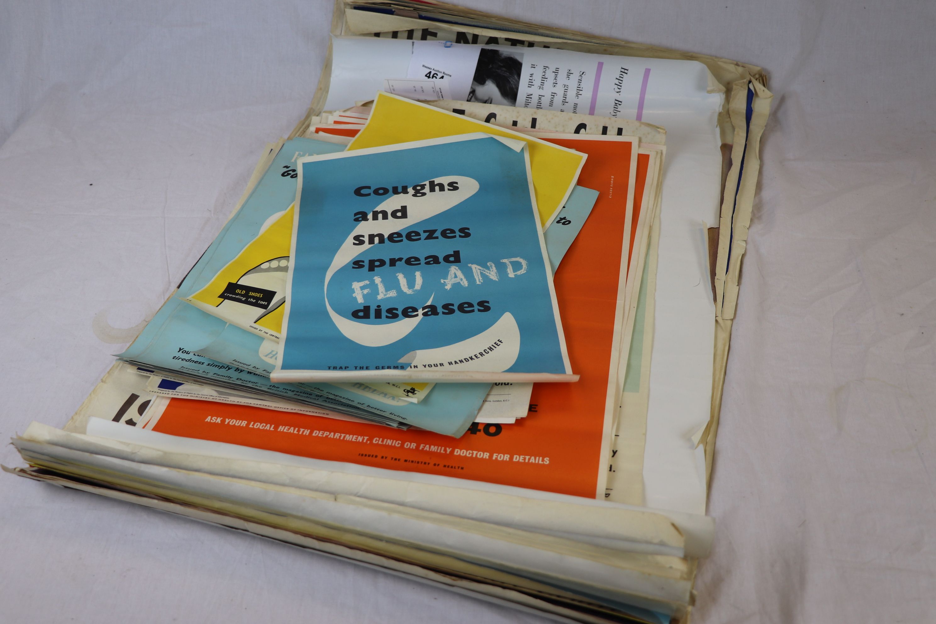 Collection of 1950's original NHS Posters