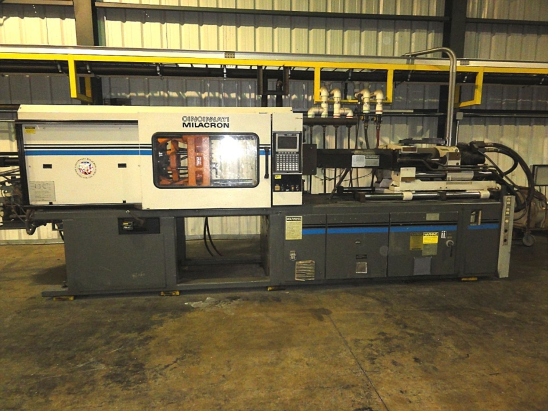 Cincinnati Milcron Mdl VT220/20 Injection Mold Machine, 220 ton, 20 oz ...