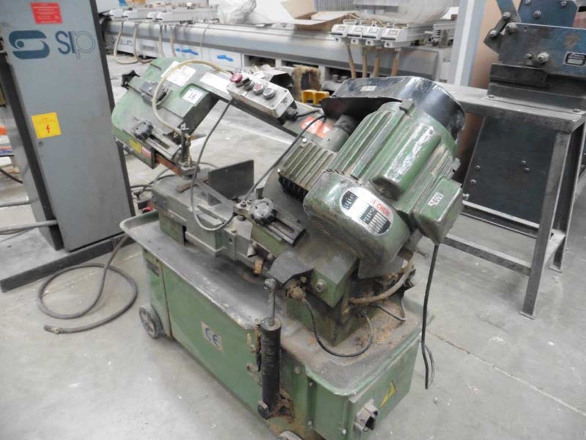 Sip 12'' metal cutting bandsaw, model no. 07786, serial no. 8064087