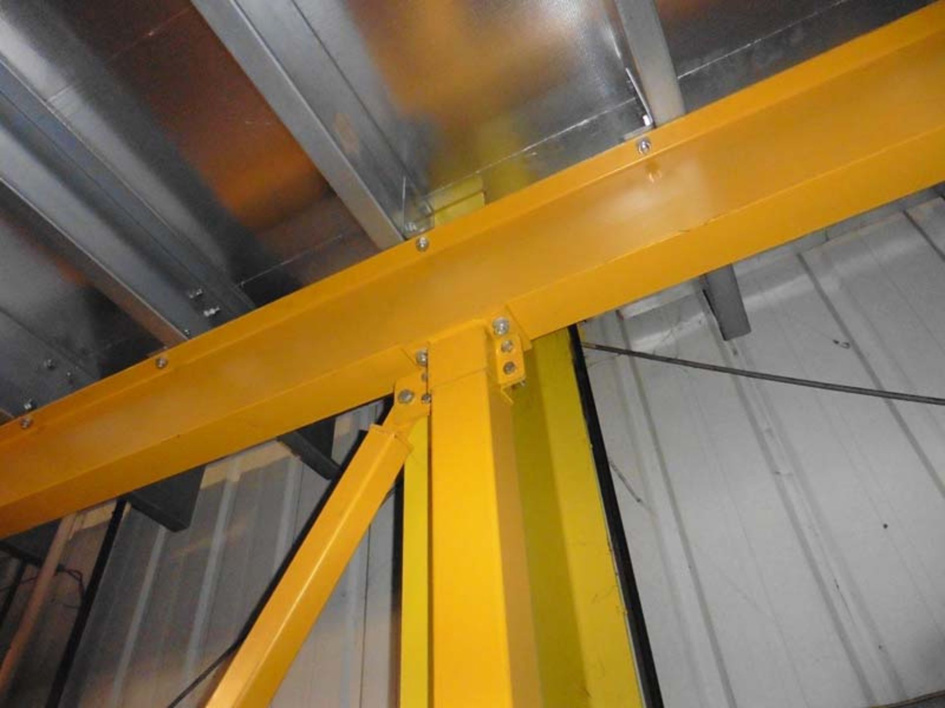 Mezzanine floor, as fitted, with 2 staircases, forklift loading bay ...