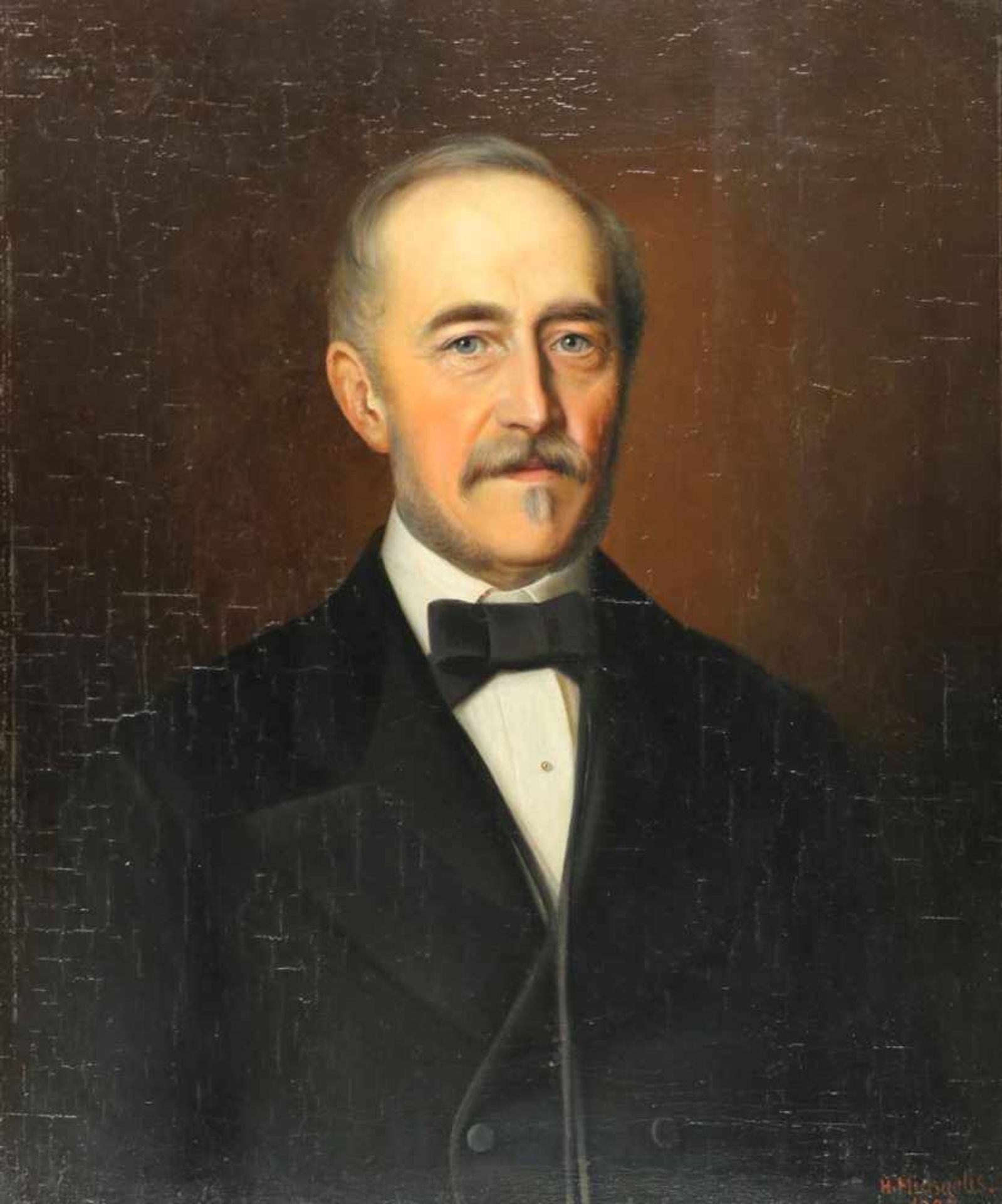 Michaelis, Heinrich Georg(1837 Lößnitz im Erzgebirge -?). Portrait ...