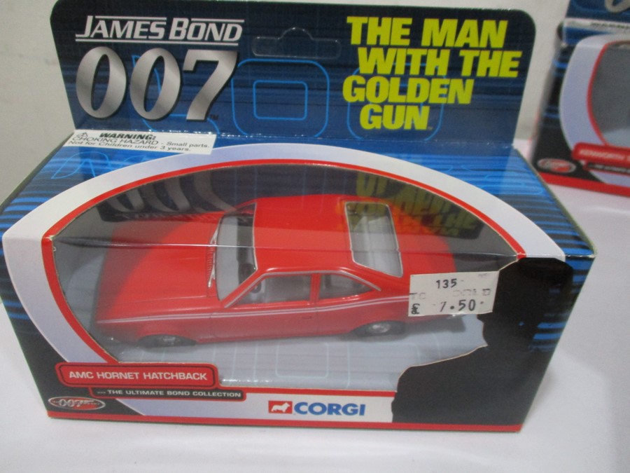 A collection of 20 Corgi James Bond 007 vehicles including Moonraker ...