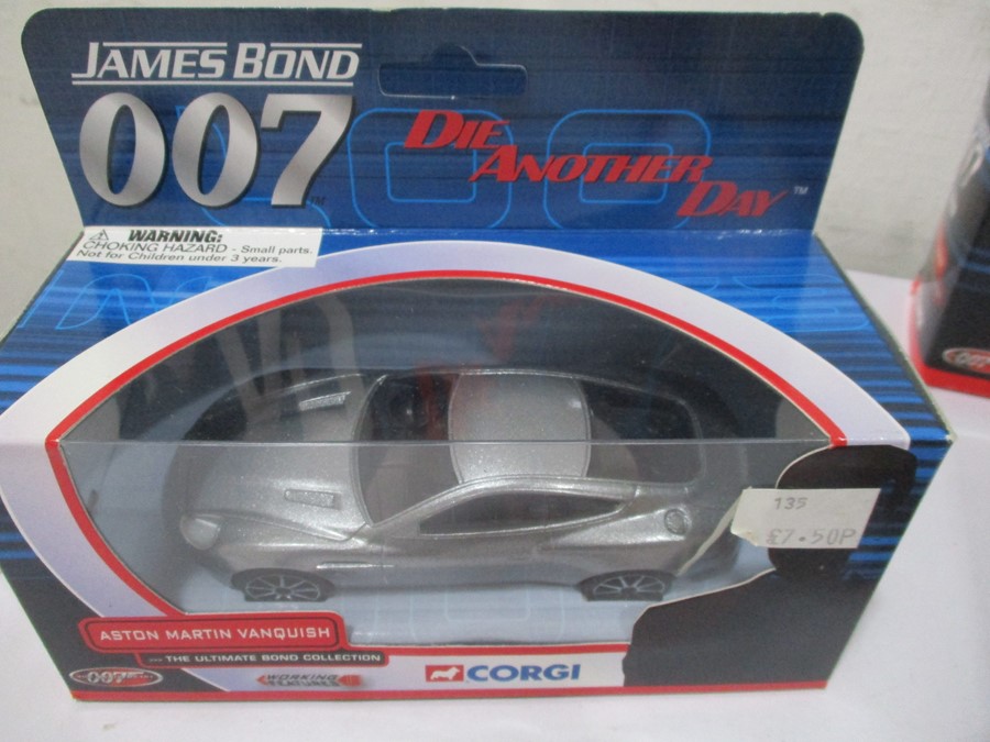 A collection of 20 Corgi James Bond 007 vehicles including Moonraker ...