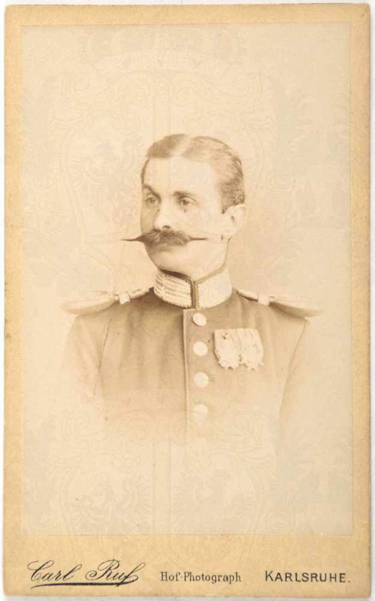 VISITFOTO GENERALMAJOR RUDOLF VON LANGERMANN, u. Erlencamp, (1858-1927 ...