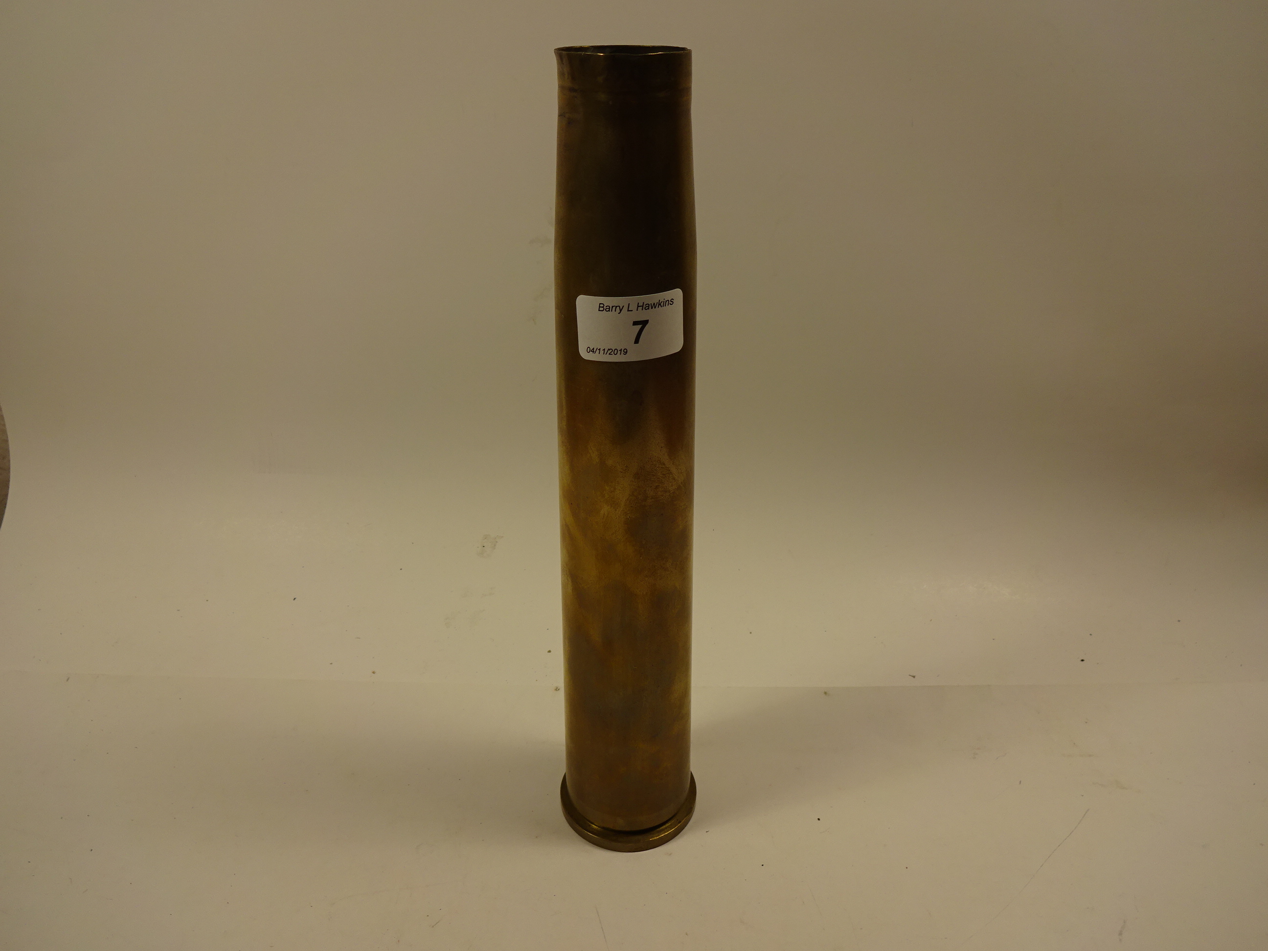 1 BRITISH 1952 40MM MK4 SHELL CASING