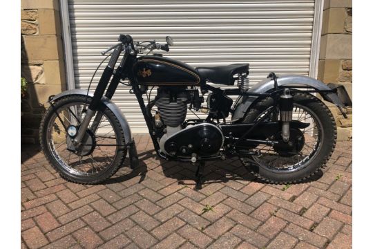 1953 AJS 18S 500CC: This classic British single cylinder motorcycle is ...