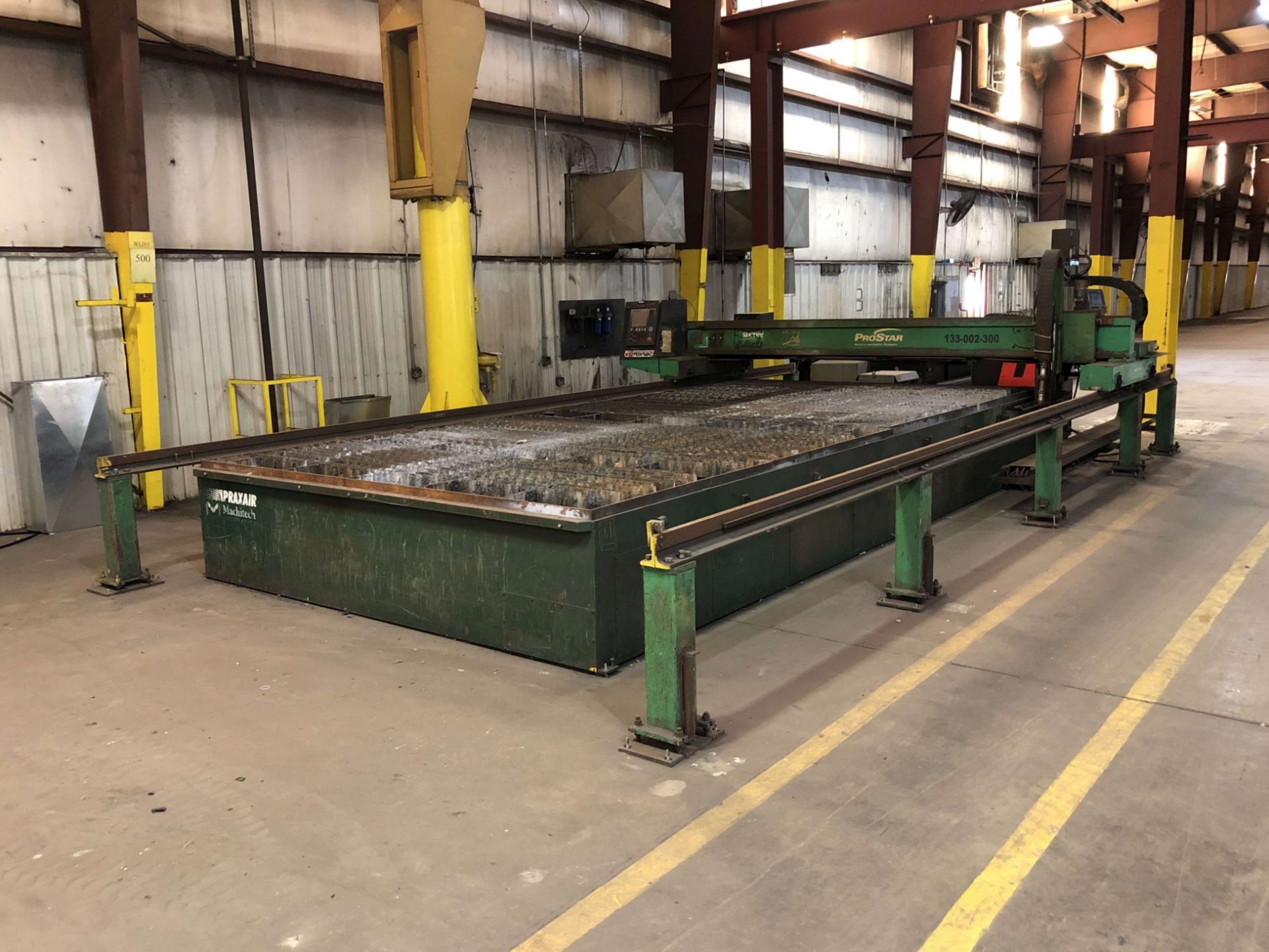 Praxair ProStar 10' x 20' CNC Plasma Cutting Table, Dual Side Drive ...