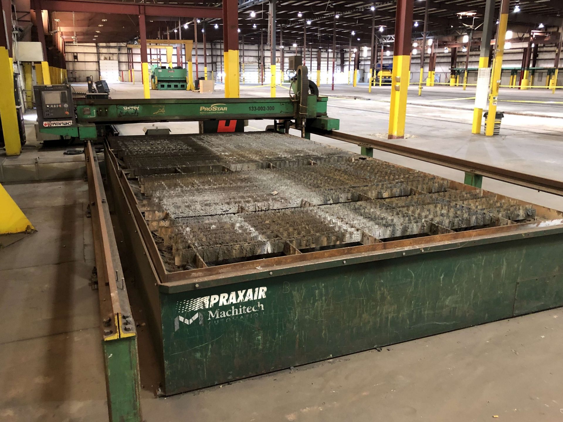 Praxair ProStar 10' x 20' CNC Plasma Cutting Table, Dual Side Drive ...