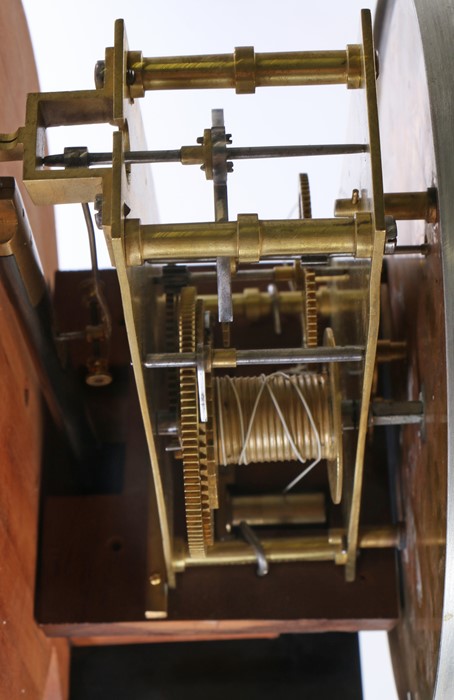 Arnold & Dent regulator clock, the silvered dial with outer minutes ...